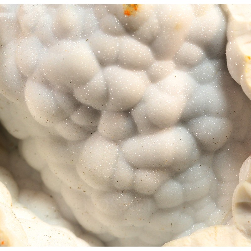 Mineral geoda de calcedonia