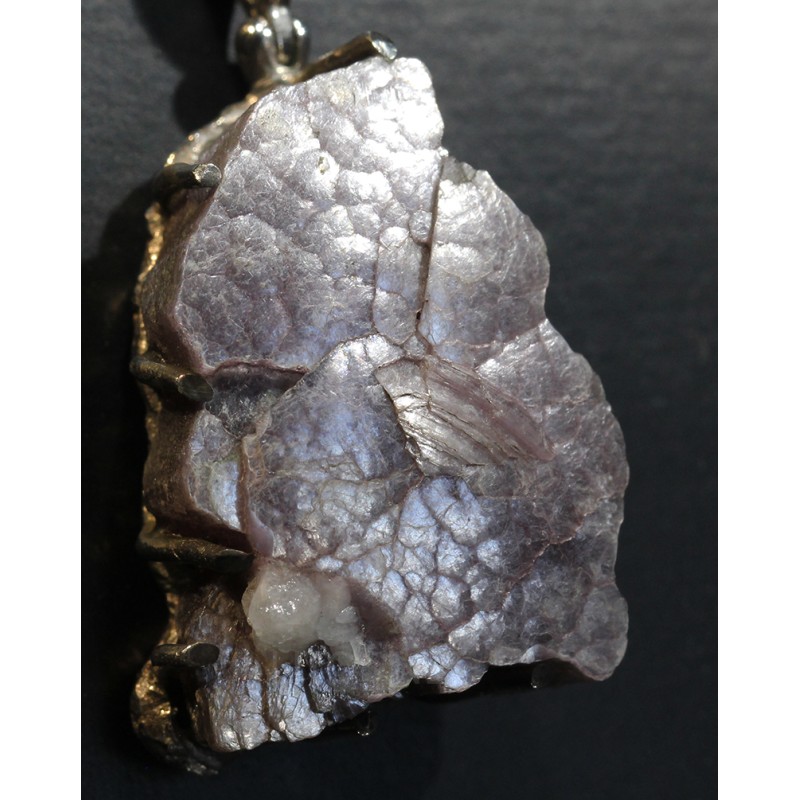 mica lepidolita colgante