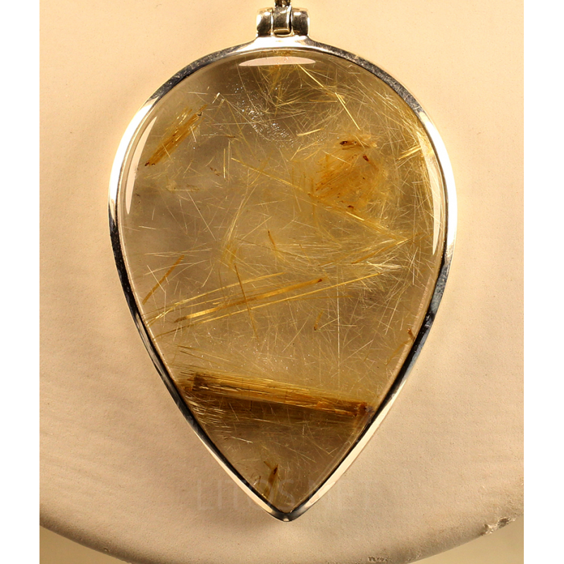 Colgante de cuarzo con rutilo J1896 - Litos
