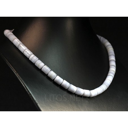 Collar de calcedonia J3671 - Litos